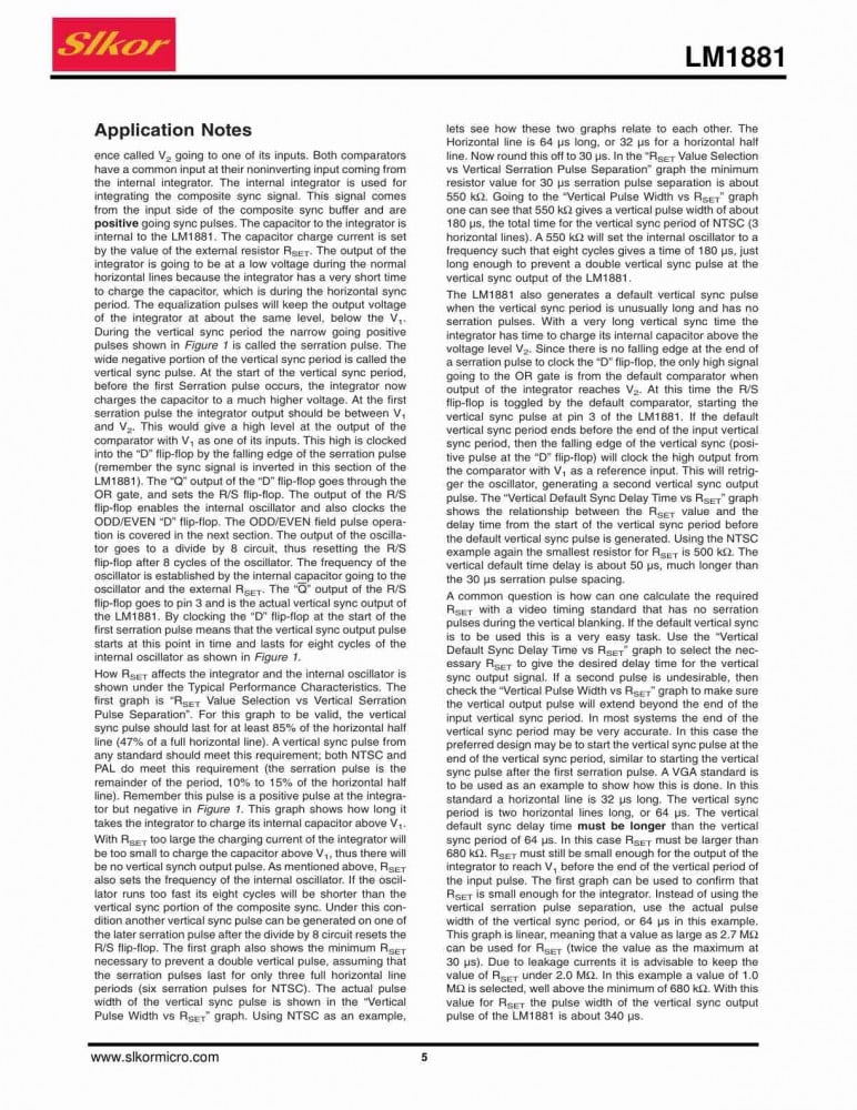LM1881 datasheet page 5