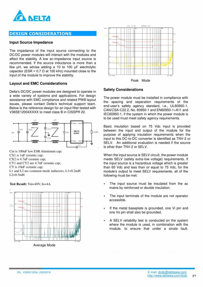 V36SE12004NRFA datasheet page 7