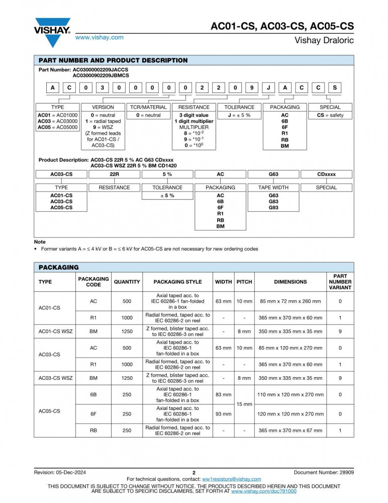AC05-CS technical document page 2
