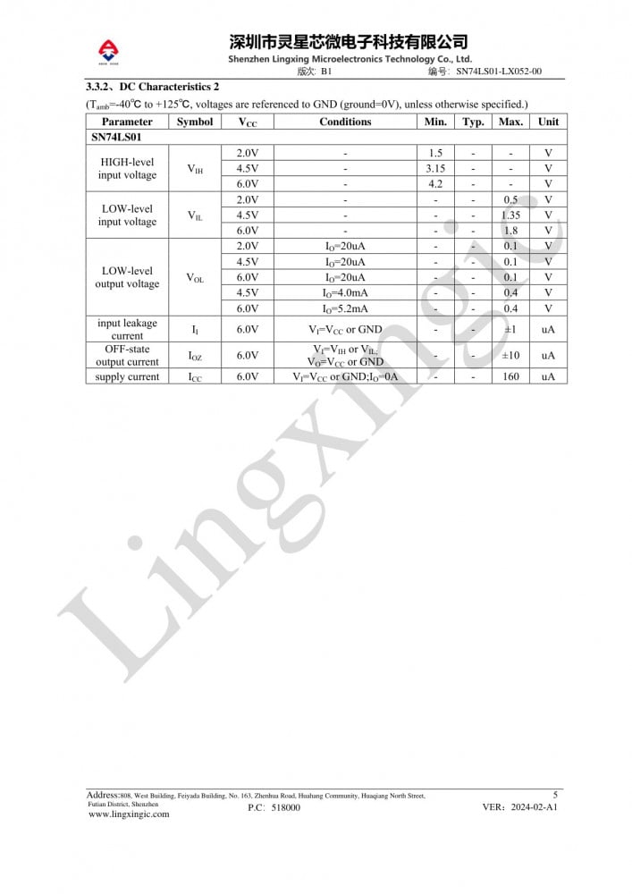 SN74LS01N(LX) datasheet page 7