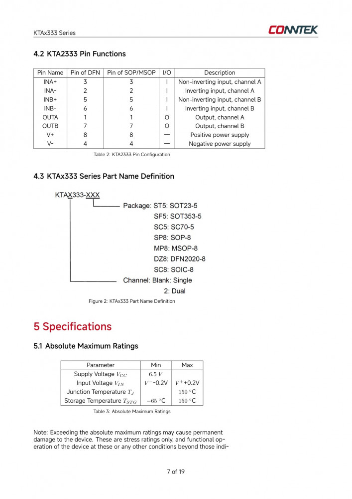 KTAx333 datasheet page 7