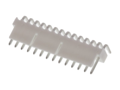 KK 254 Solid Header, Right-Angle, with Friction Lock, 28 Circuits, Matte Tin (Sn) Plating, Bag