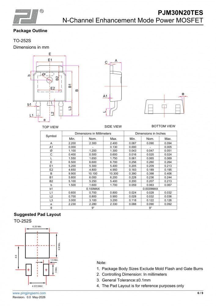 PJM30N20TES datasheet page 6