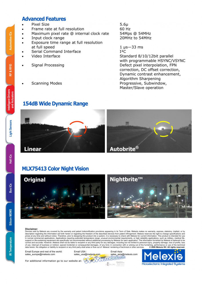 Melexis Avocet MLX75413 technical document page 2