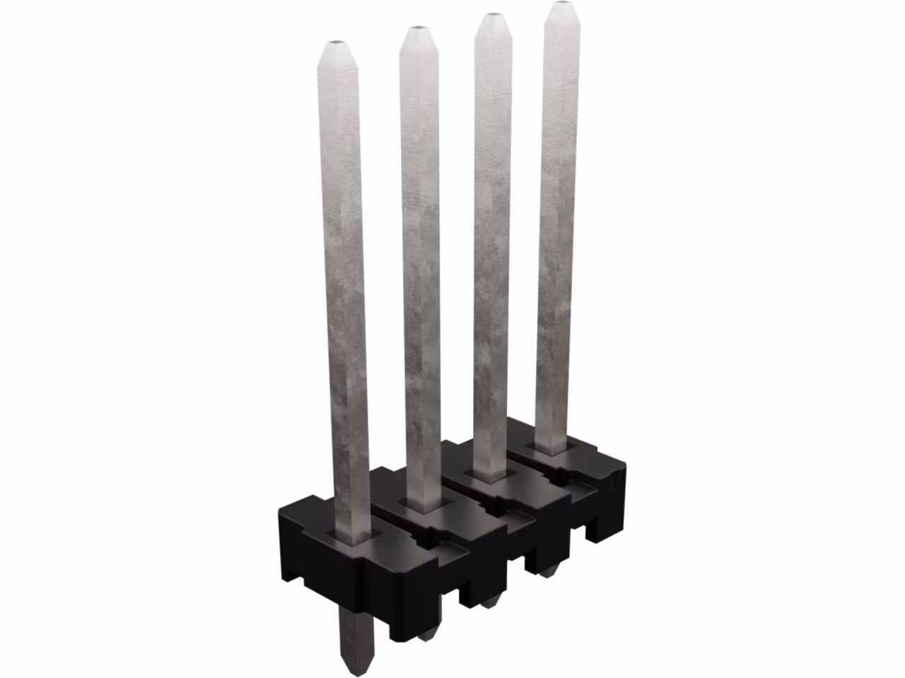 KK 396 Breakaway Header, Vertical, 4 Circuits, Matte Tin (Sn) Plating, Pin Length 26.21mm (1.032