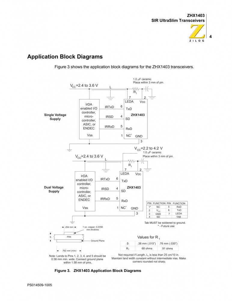 ZHX1403 datasheet page 8