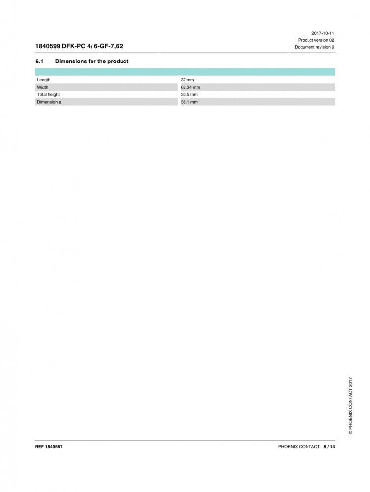 Phoenix Contact 1840599 datasheet page 5