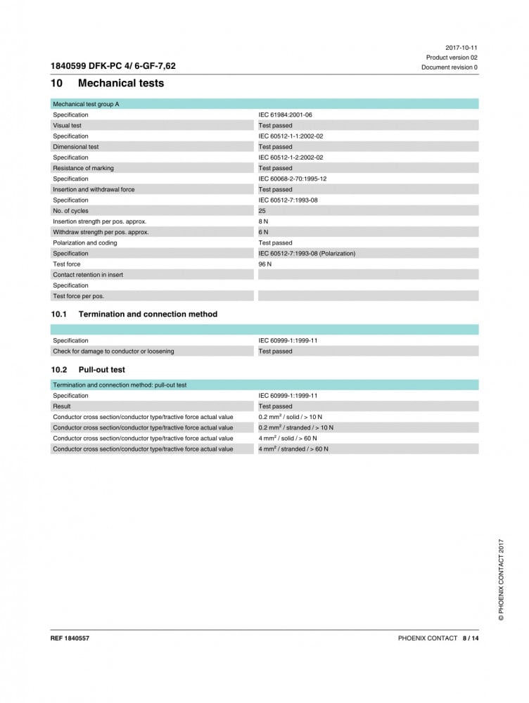 Phoenix Contact 1840599 datasheet page 8