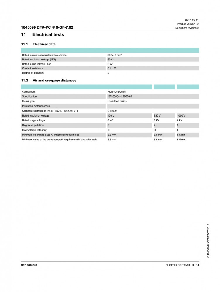 Phoenix Contact 1840599 datasheet page 9
