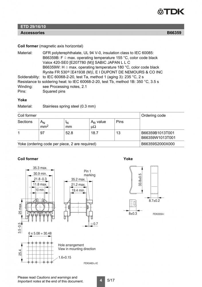 TDK EPCOS ETD 29/16/10 datasheet page 4