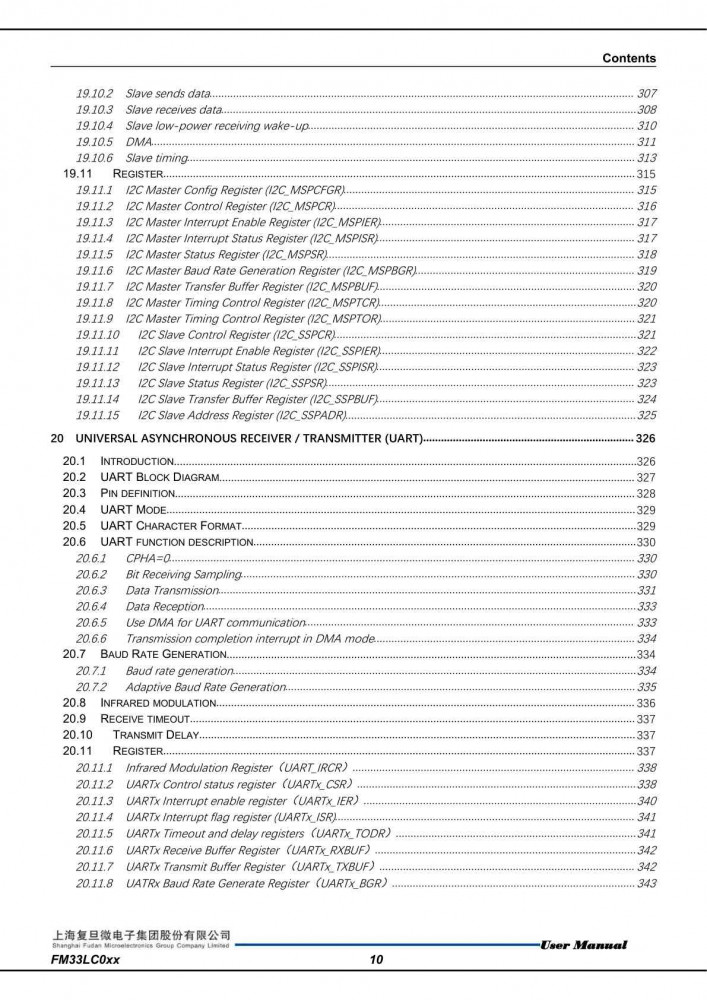 FM33LC0xx user manual page 10