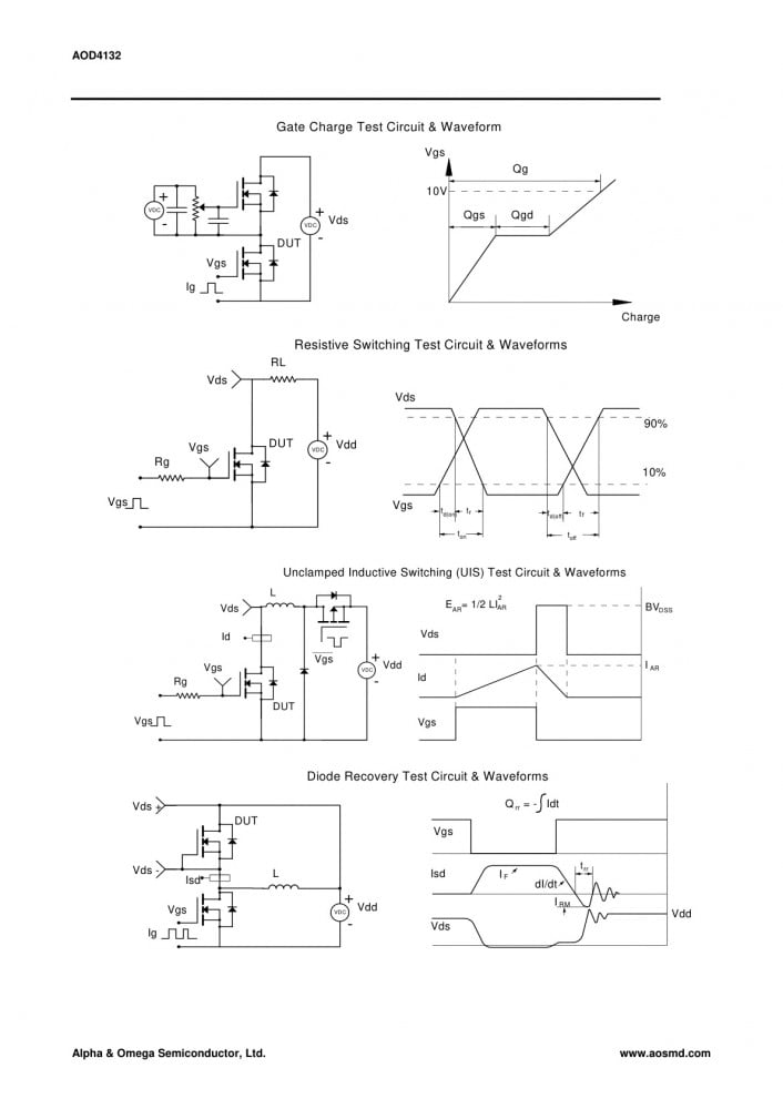 AOD4132 datasheet page 6