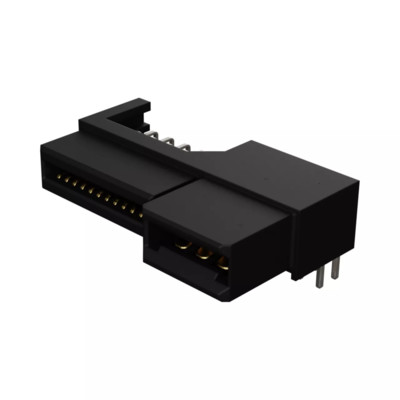 EXTreme LPHPower Receptacle Header, Right-Angle, 2 Power Contacts, 24 Signal Contacts, Select Gold (Au) Plating, for 2.36mm Thick PC Board for sale