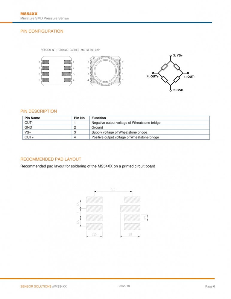 MS54XX datasheet page 6