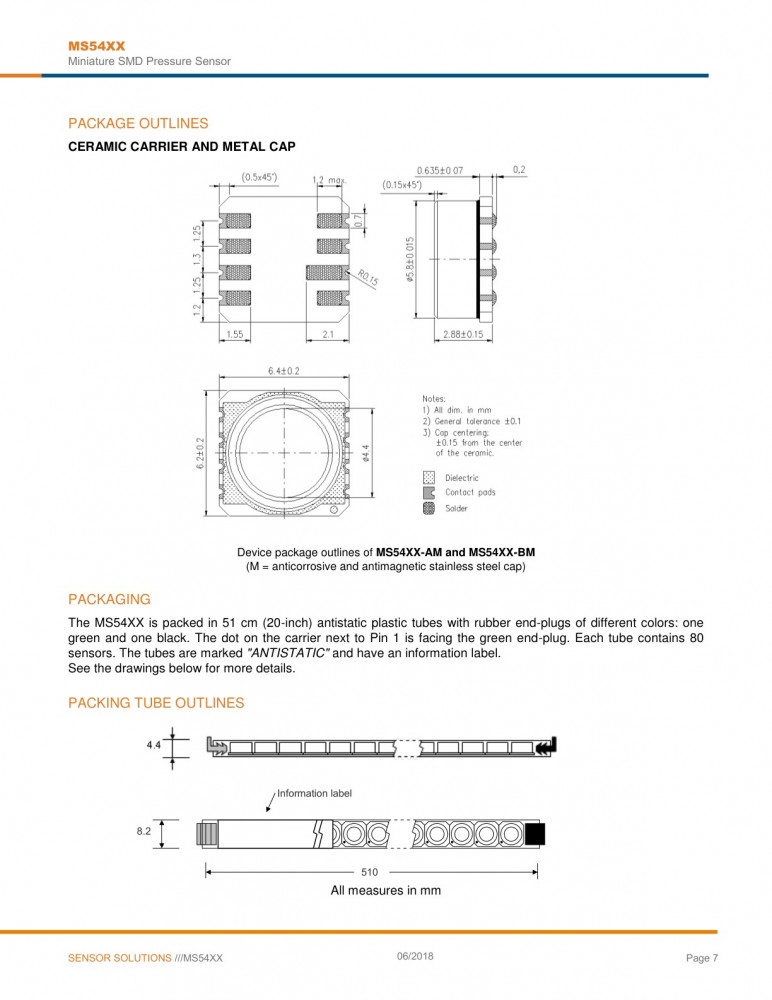 MS54XX datasheet page 7