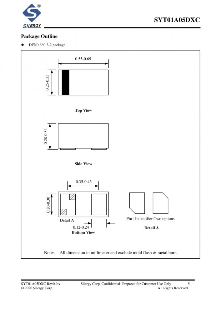 SYT01A05DXC datasheet page 5