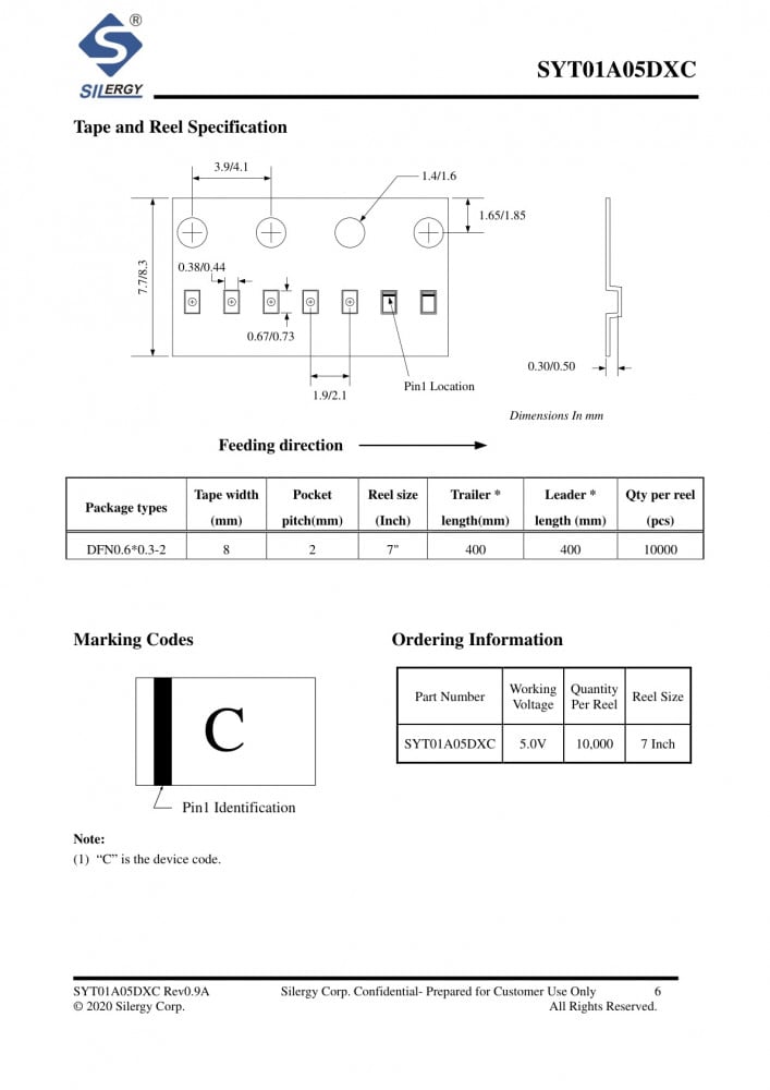 SYT01A05DXC datasheet page 6
