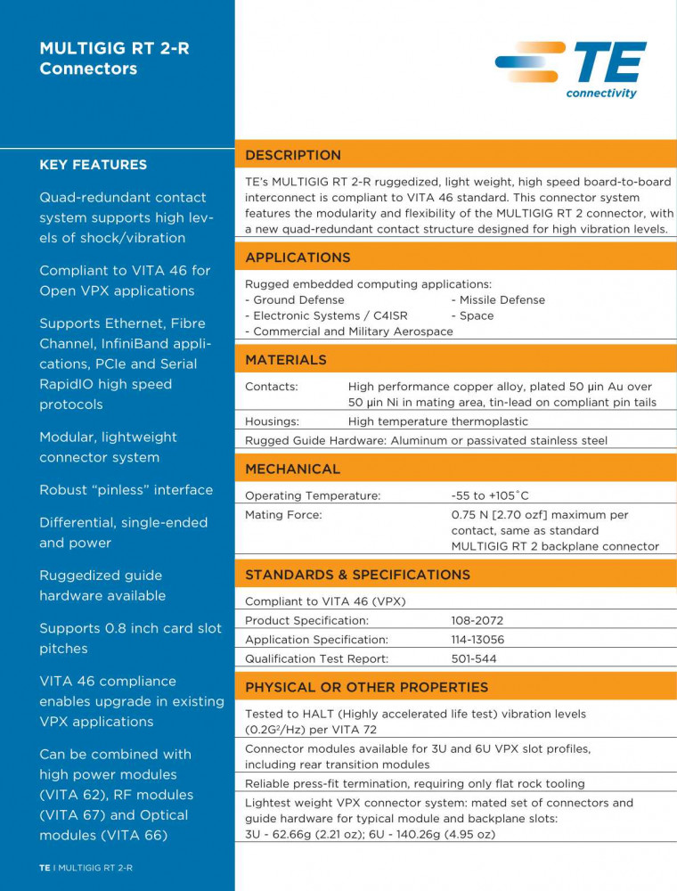 TE Connectivity MULTIGIG RT 2-R document page 5