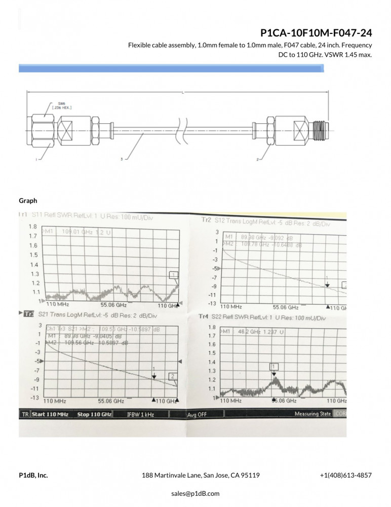 P1CA-10F10M-F047-24 technical documentation page 2