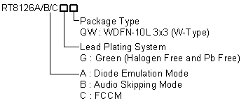 RT8126A/RT8126B/RT8126C - High Efficiency Single Synchronous Buck PWM Controller for sale