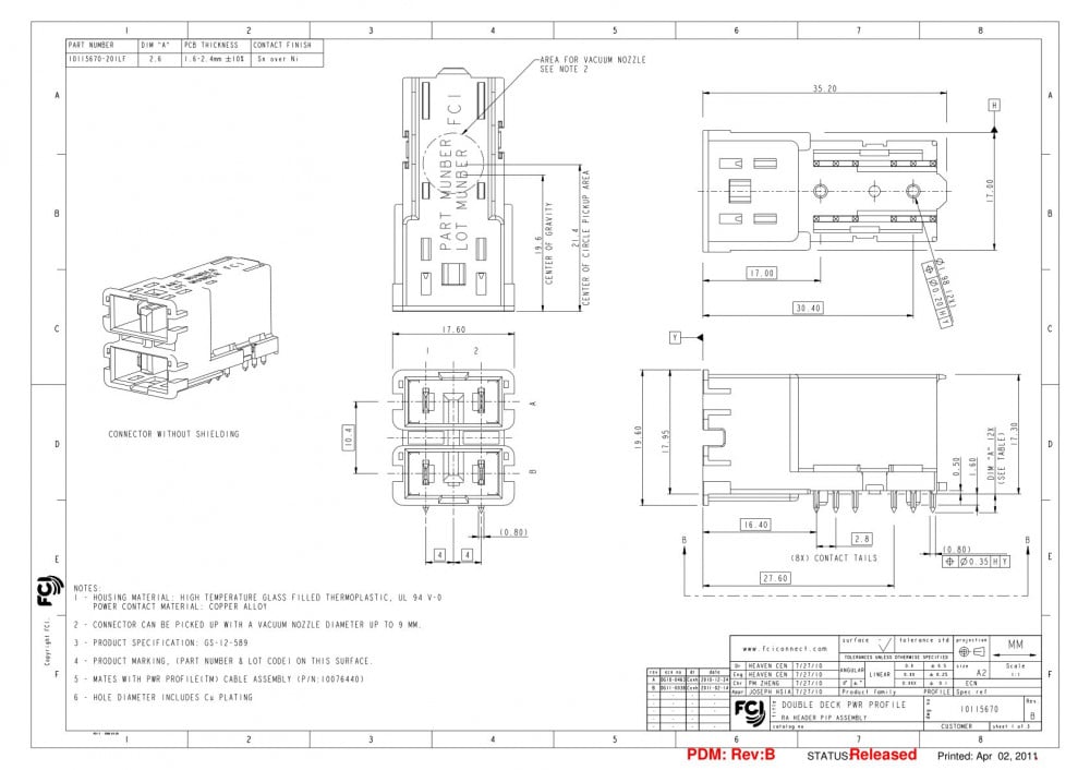 10115670-201LF technical document page 1