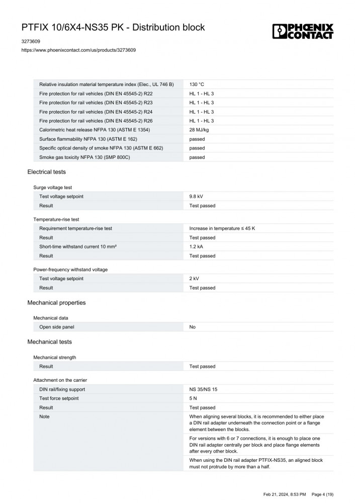 Phoenix Contact 3273609 technical document page 4
