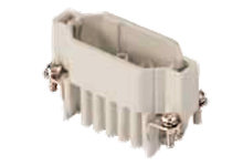 Heavy-Duty Crimp Contact Insert, Male, 15-Pole, 10A, for Turned or Stamped Crimp Contacts, Size 10A «49x16» for sale