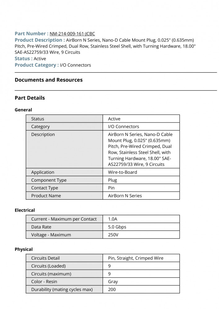 Product document image, page 1