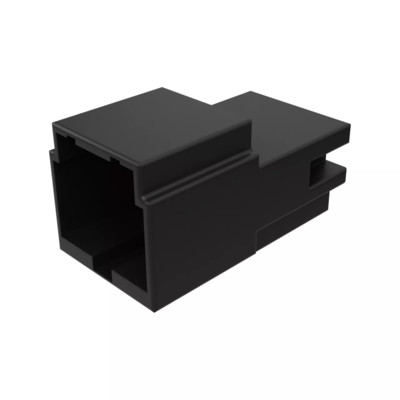 2.54mm Pitch, 0.64mm Width H-DAC 64 High Density Automotive Crimp Housing, Dual Row, 8 Circuits, Polarization Option #2, Black for sale