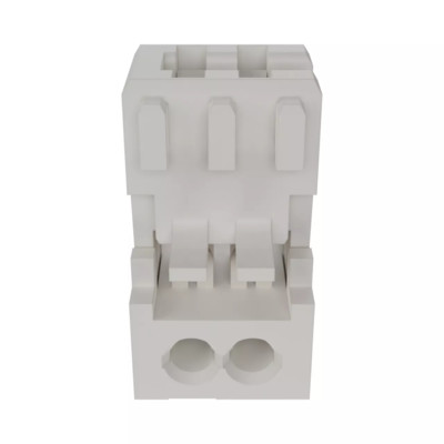 Appli-Mate RAST 2.5 Female Connector, 2.50mm Pitch, 2 Circuits, All Position Keys, 1 Closed and 1 Open Endwall for sale
