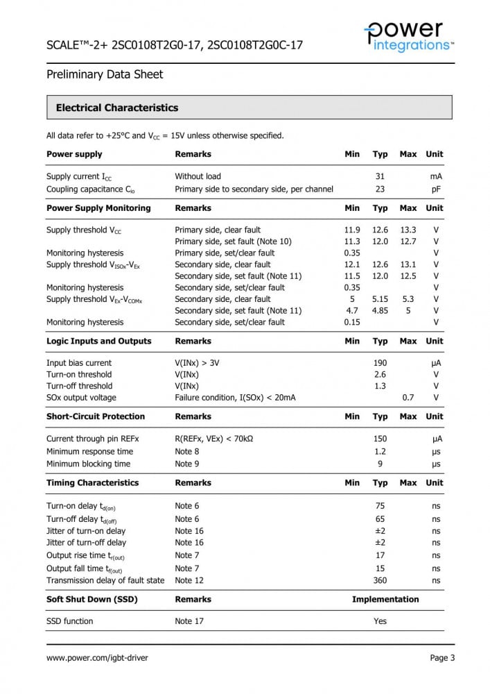 2SC0108T2F1C-17 datasheet page 3