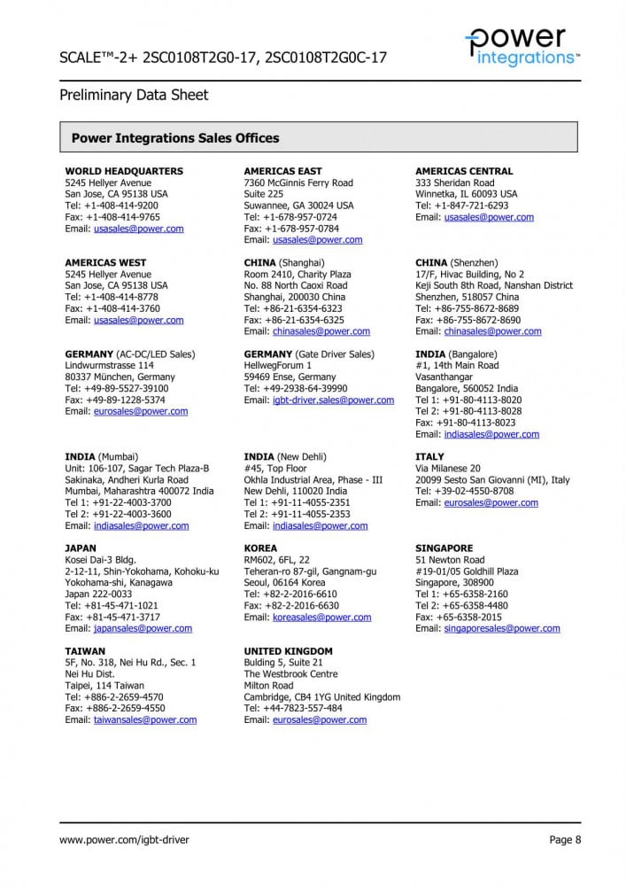 2SC0108T2F1C-17 datasheet page 8