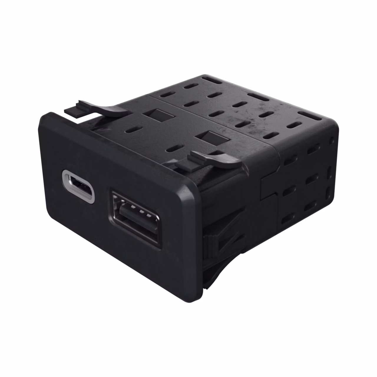 In-Vehicle Dual Port Smart Charger, USB Type A and C, with Backlight, 3.0A USB-C / 2.4A USB-A for sale