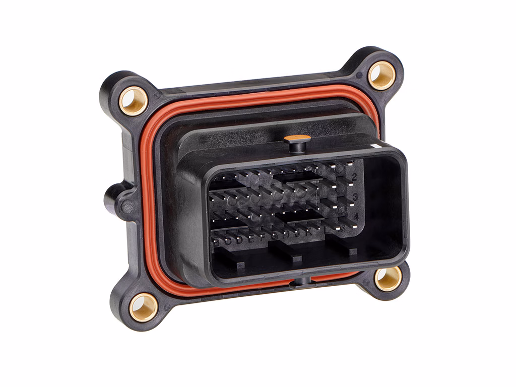 CMC Header, 48-Way, Vertical, 1 Port, Black Coding