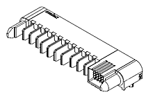 2.54mm, 3.00mm, 5.50mm, 7.50mm Pitch EXTreme Ten60Power Right-Angle Plug Assembly with Guide Pins, 3 AC Power Circuits, 24 Signal Circuits, 4 DC Power Circuits