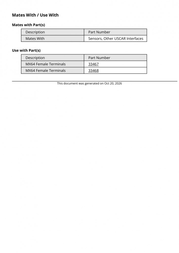 MOLEX 314032700 technical document page 3
