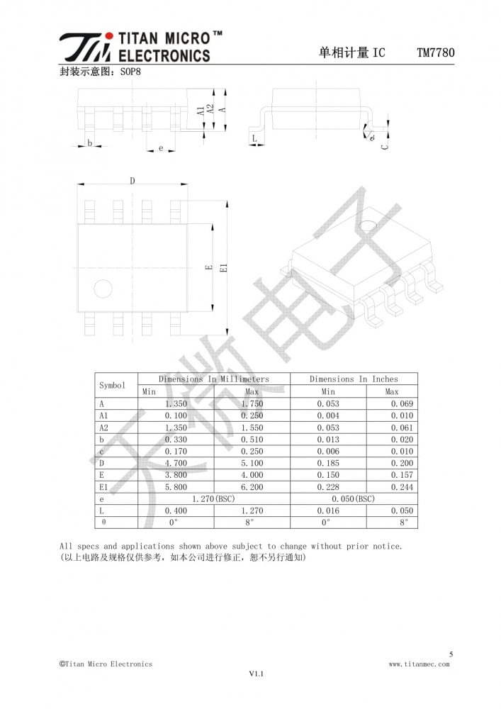 TM7780 datasheet page 5