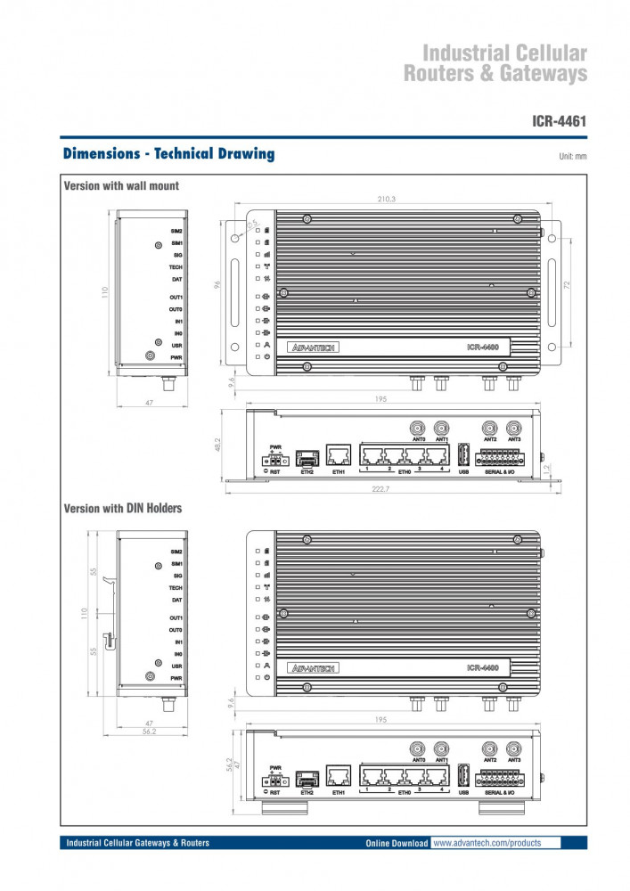 ICR-4461 product documentation page 5