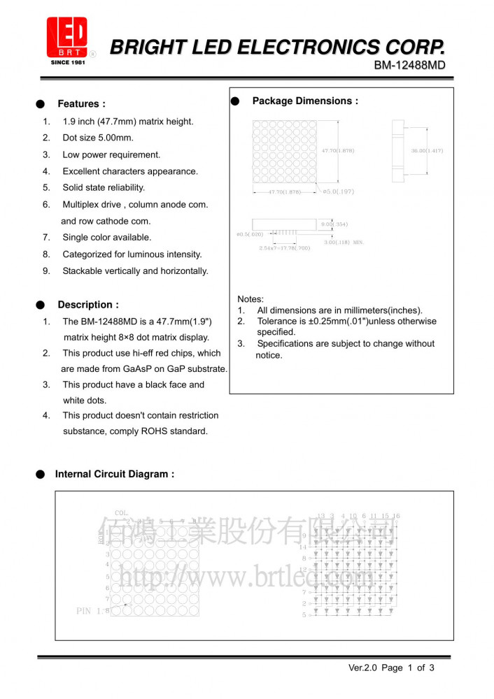 BM-12488MD product document image 1