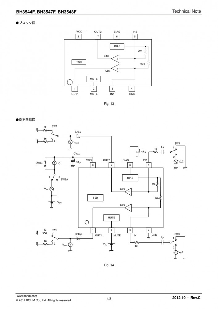 BH3548F-E2 datasheet page 4