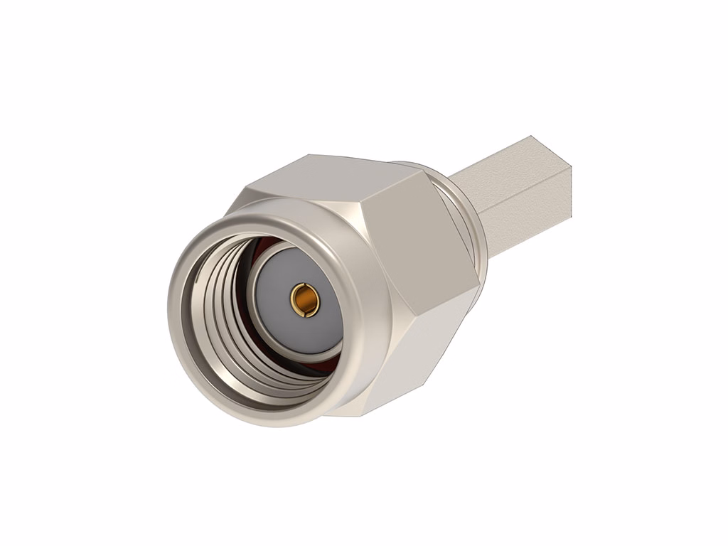 SMA Plug, Reverse Polarity, Straight, RG-174, RG-188, RG-316, Brass Body, Nickel (Ni) Plated, 50 Ohms for sale