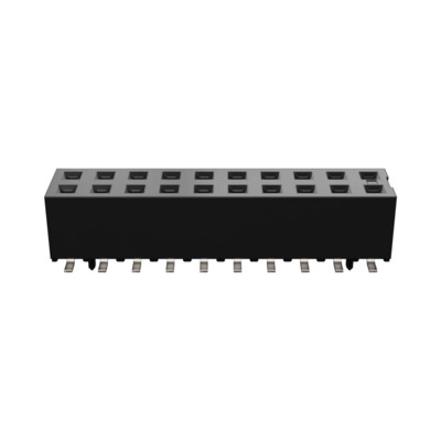 Milli-Grid Receptacle, Surface Mount, Vertical, Top Entry, with Plastic Pegs, without Cap, Tape and Reel, 2.50µm Tin (Sn) Plating, 20 Circuits, Lead-Free for sale