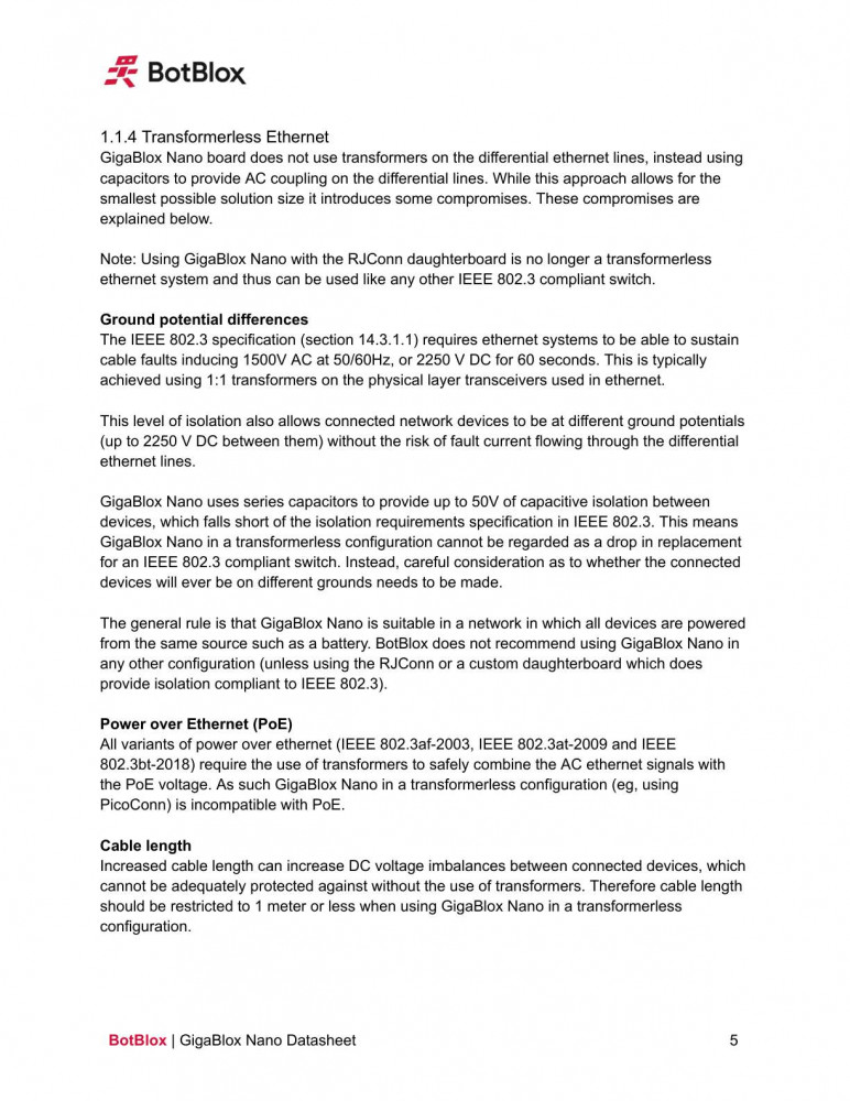 GigaBlox Nano datasheet page 5