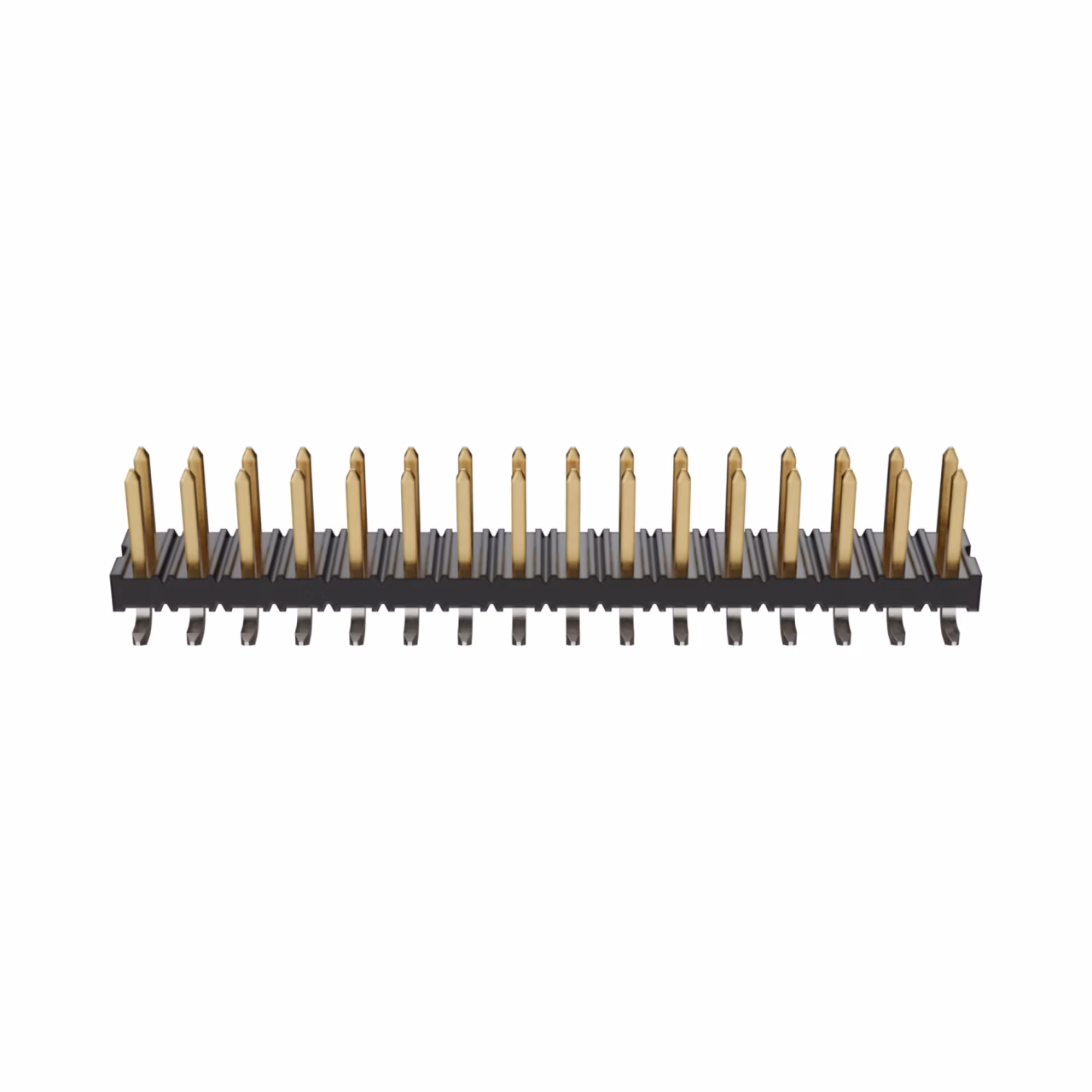 Milli-Grid Header, Vertical, Surface Mount, 32 Circuits, 0.76µm Gold (Au) Plating, Mating Pin Length 3.80mm, Tube, Lead-Free for sale