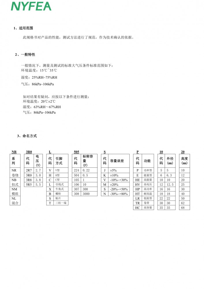 NR3R0L505S-P1020 specification page 2