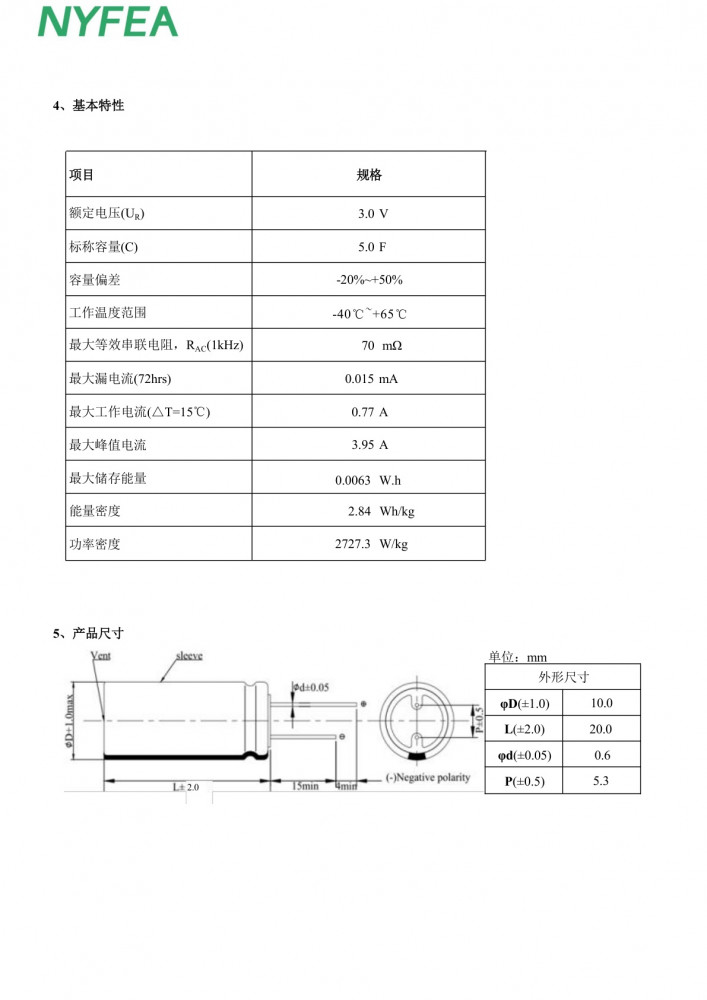 NR3R0L505S-P1020 specification page 3