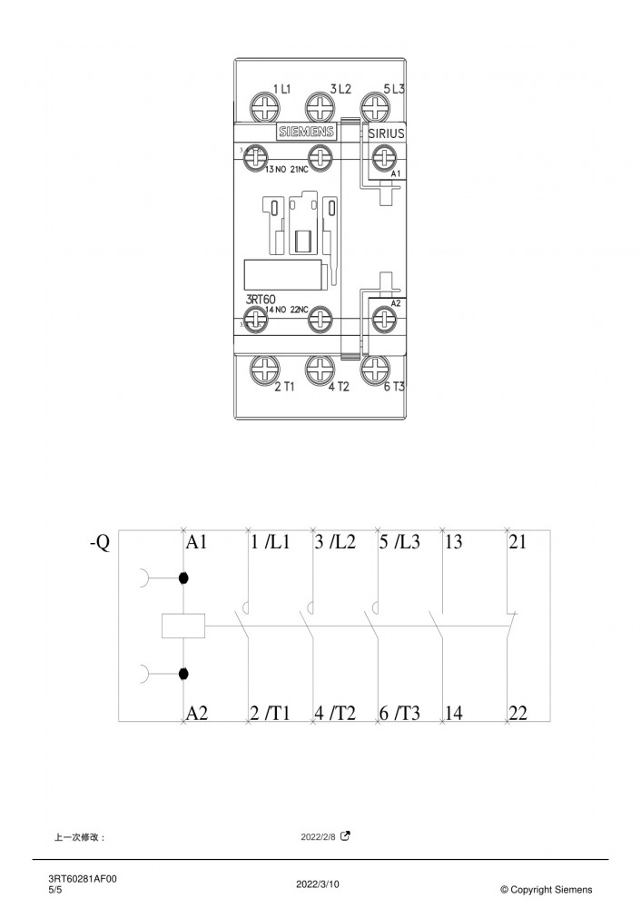 3RT60281AF00 datasheet page 5