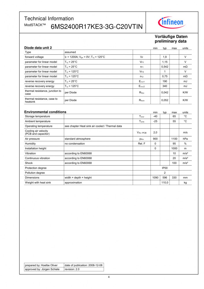 Infineon technical document page 4
