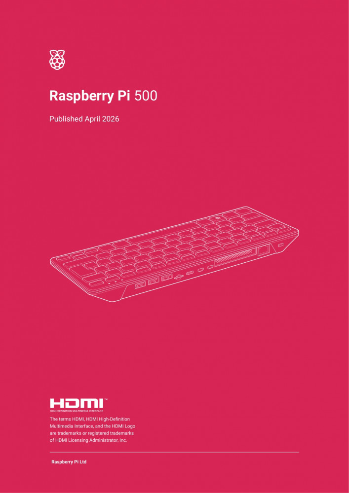 Raspberry Pi 500 document page 1