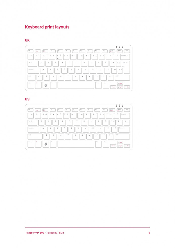 Raspberry Pi 500 document page 5